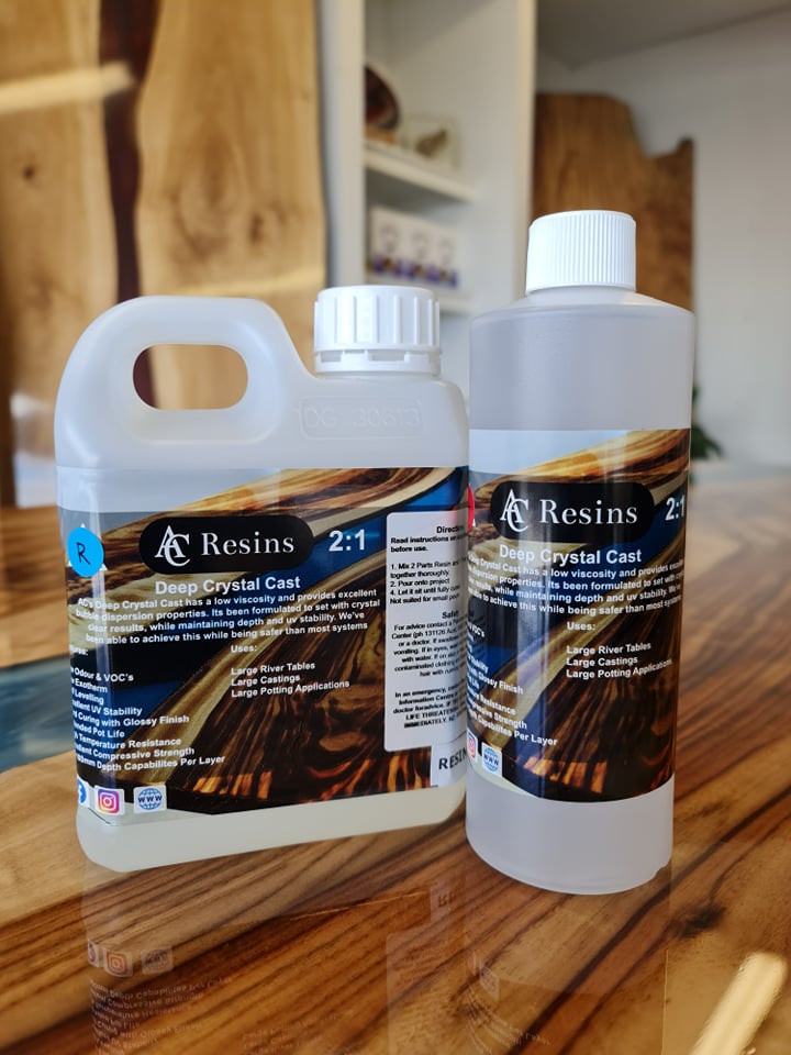 AC Resins Deep Crystal Cast 1.5L - Resin Supplies - Aussie Camphor