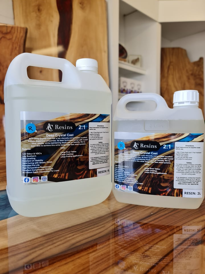 AC Resins Deep Crystal Cast 6L - Resin Supplies - Aussie Camphor