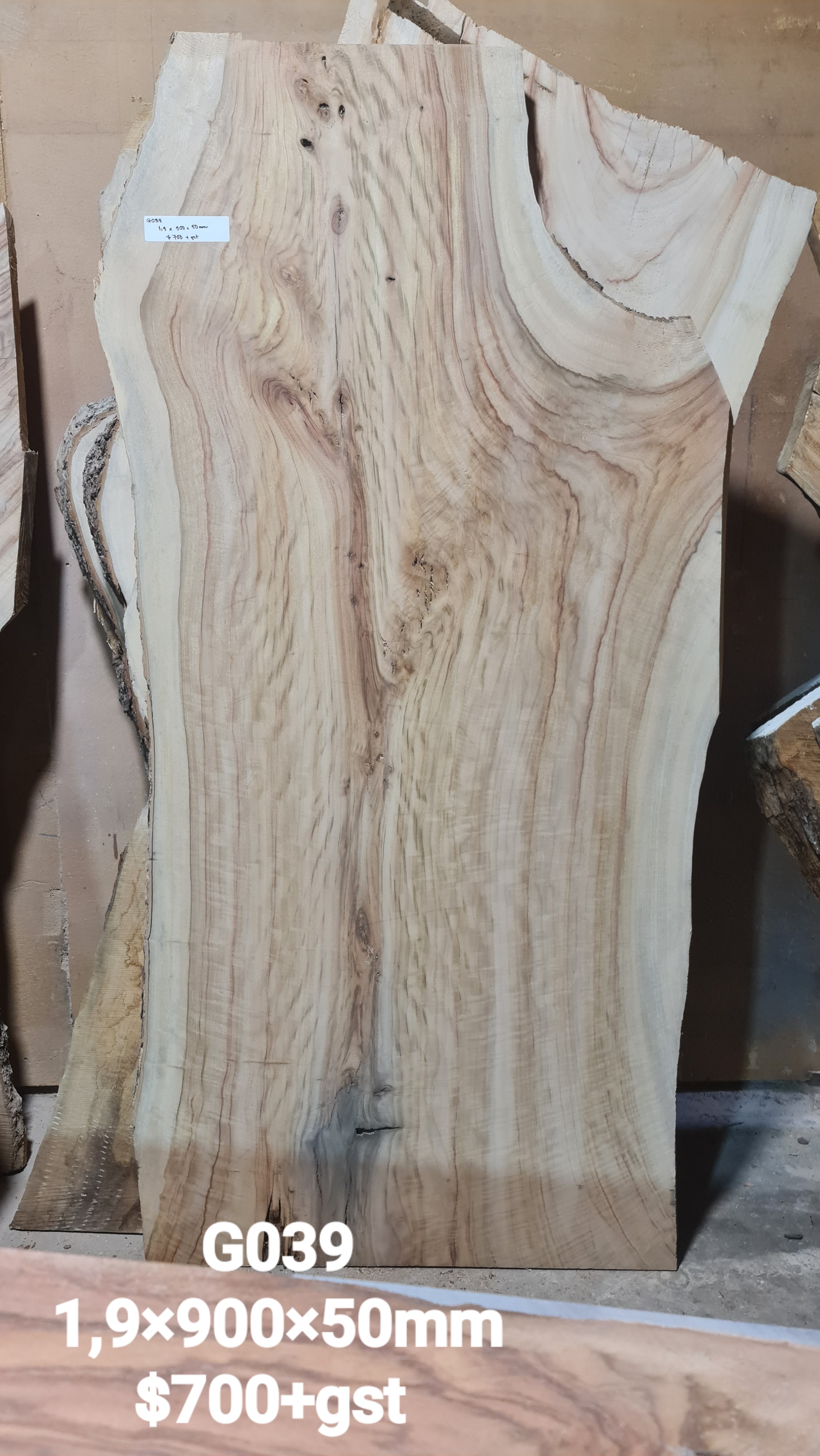 G039 - Camphor Timber Slab - Aussie Camphor